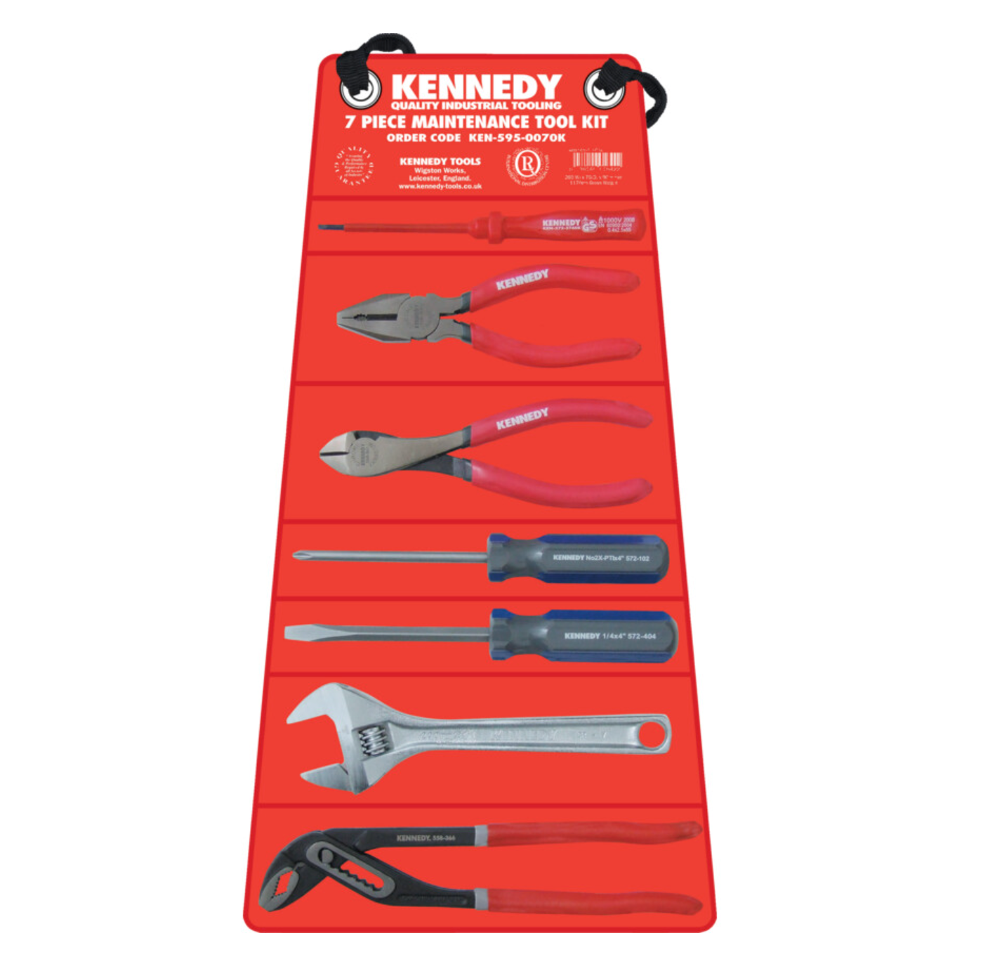 KENNEDY 7 Piece Maintenance Tool Kit with Tool Roll (KEN5950070K) – Techno Tools & Equipment