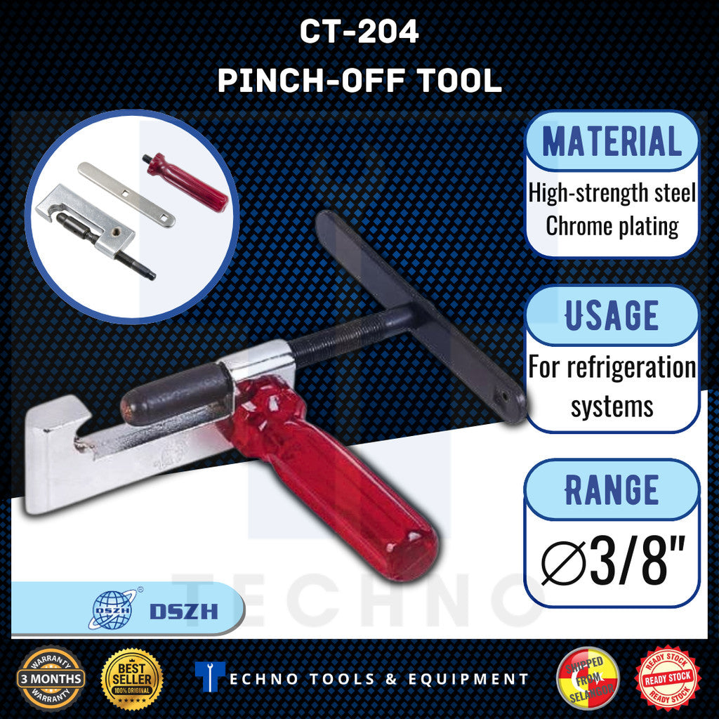 DSZH CT-204 Pinch-off Tool – Techno Tools & Equipment
