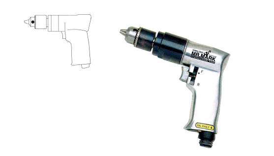 MR.MARK MK-EQP-0512 1/2" REVERSIBLE AIR DRILL – Techno Tools & Equipment