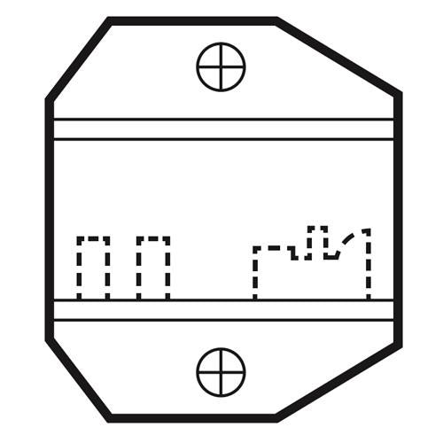 PRO'SKIT 1PK-3003D13 Die Set For 6P RJ11/RJ12 ,6P DEC-Offset Modular P ...