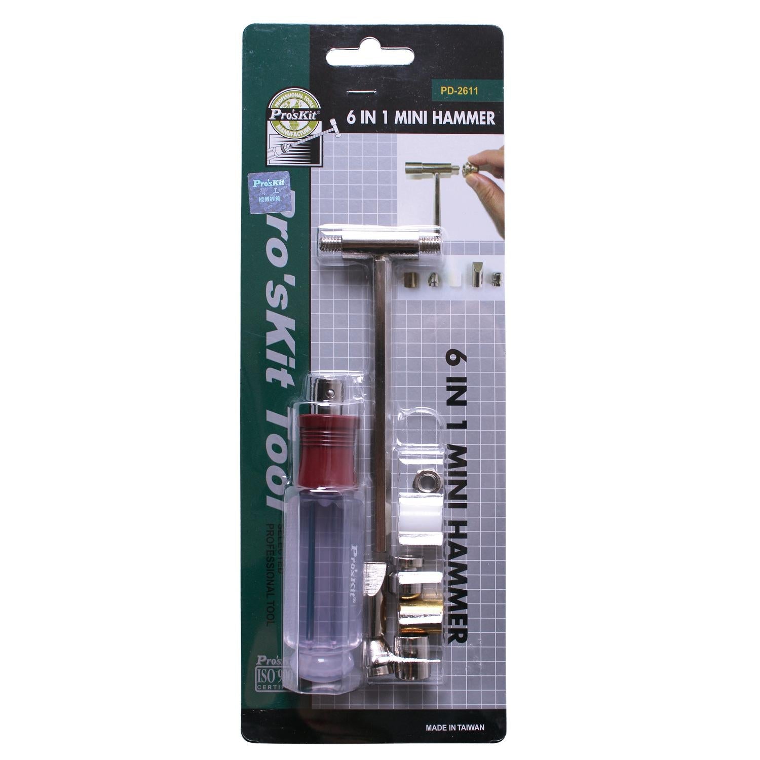 PRO'SKIT PD-2611 6 In 1 Mini Hammer – Techno Tools & Equipment