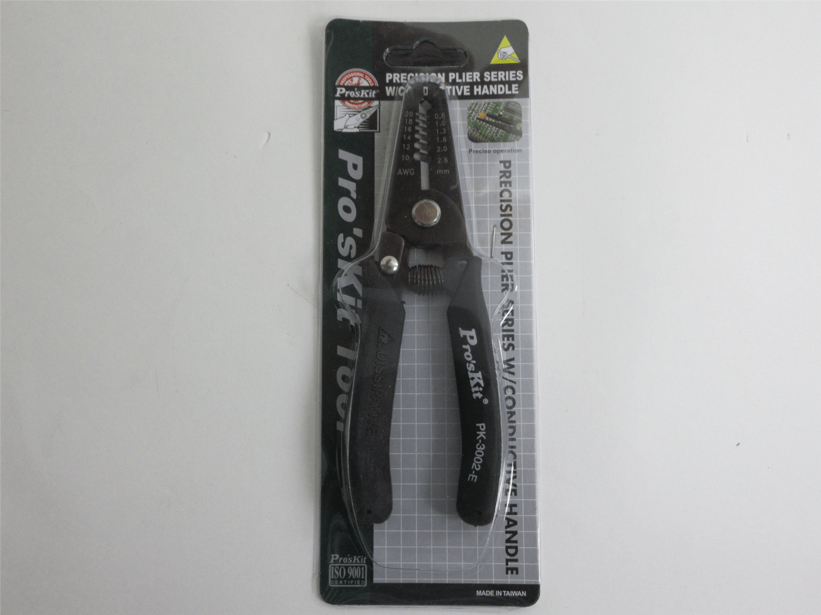 PRO'SKIT 1PK-3002E Precision Wire Stripper With Conductive Handle ...