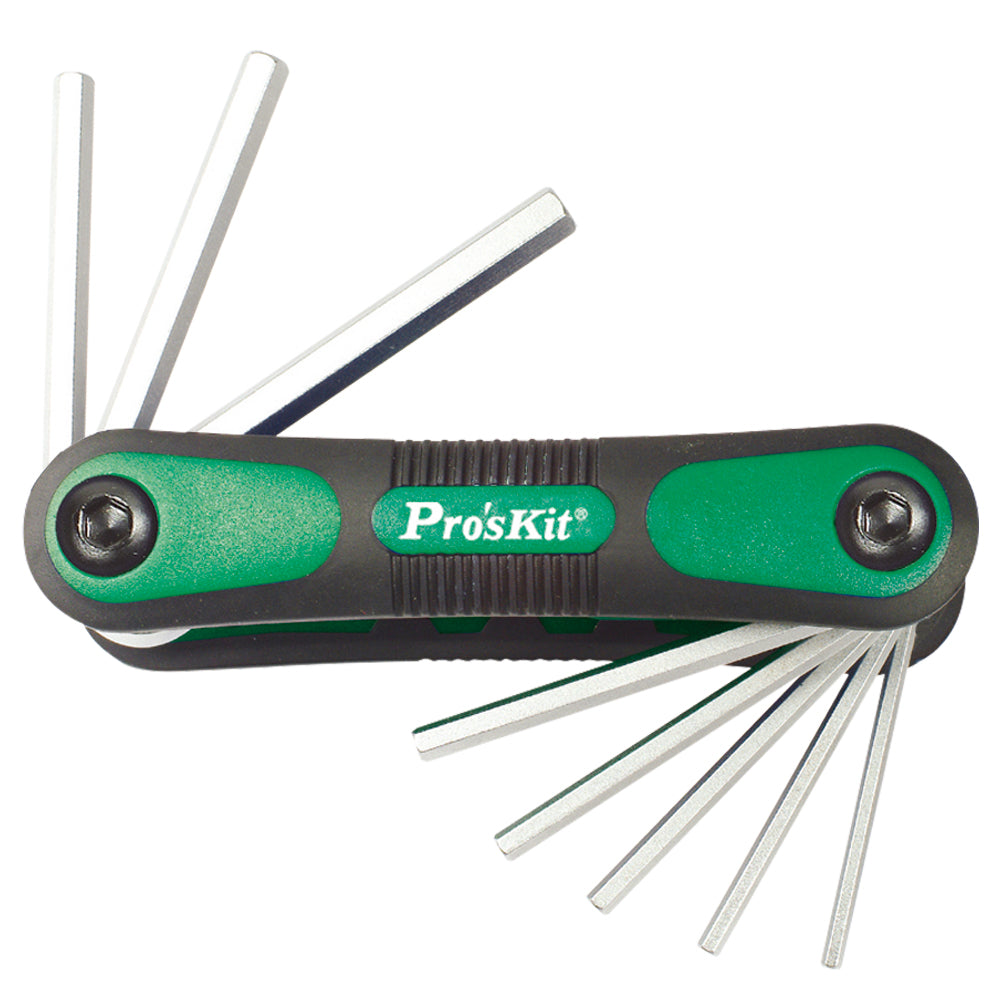 PRO'SKIT HW-121M Folding Type Hex Key Set(Metric or inch) – Techno ...