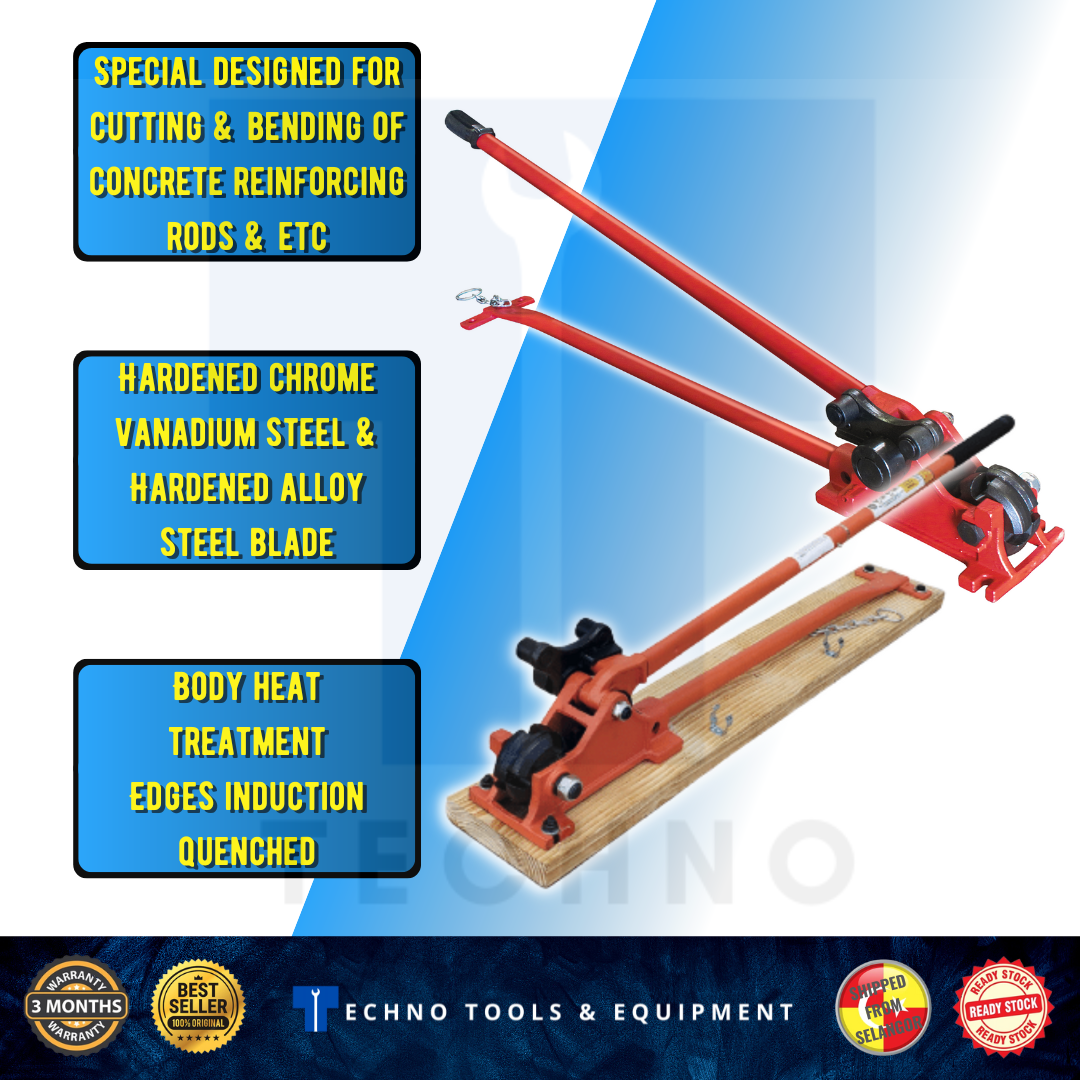 REMAX 132CM REBAR CUTTER & BENDER 40-PC052A – Techno Tools & Equipment