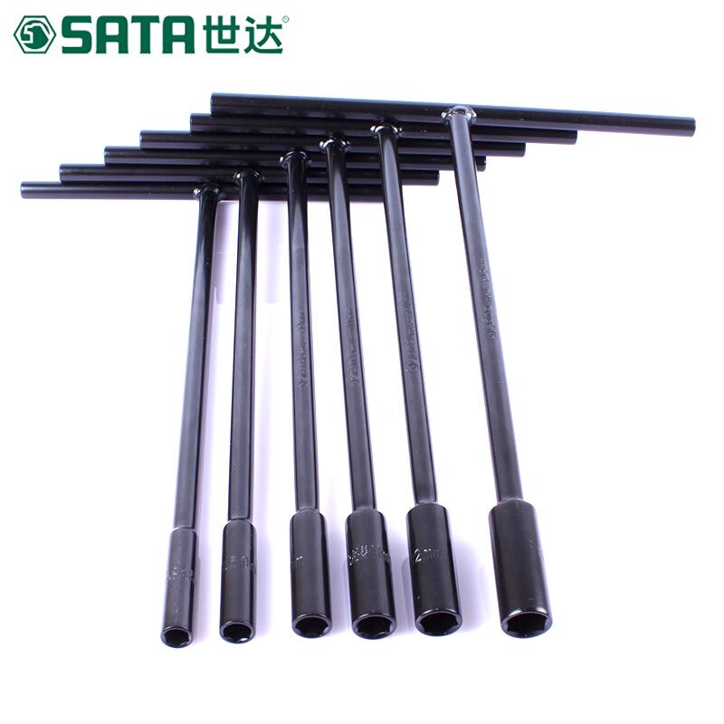 SATA 17MM T-HANDLE 6PT. SOCKET WRENCH 47710 – Techno Tools & Equipment