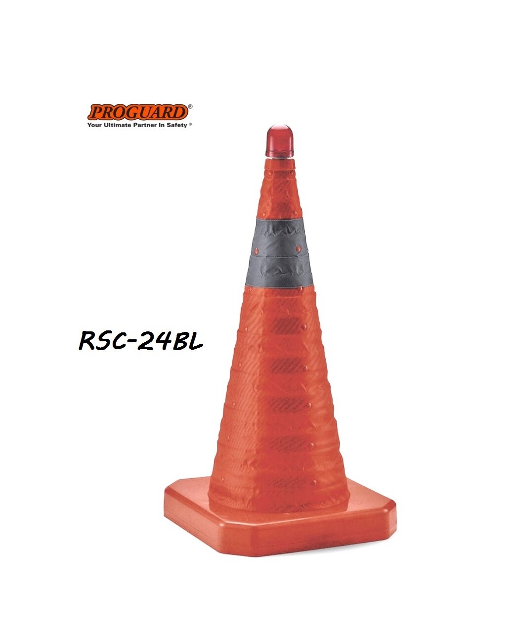 PROGUARD Retractable Safety Cones 24"/ 28" – Techno Tools & Equipment