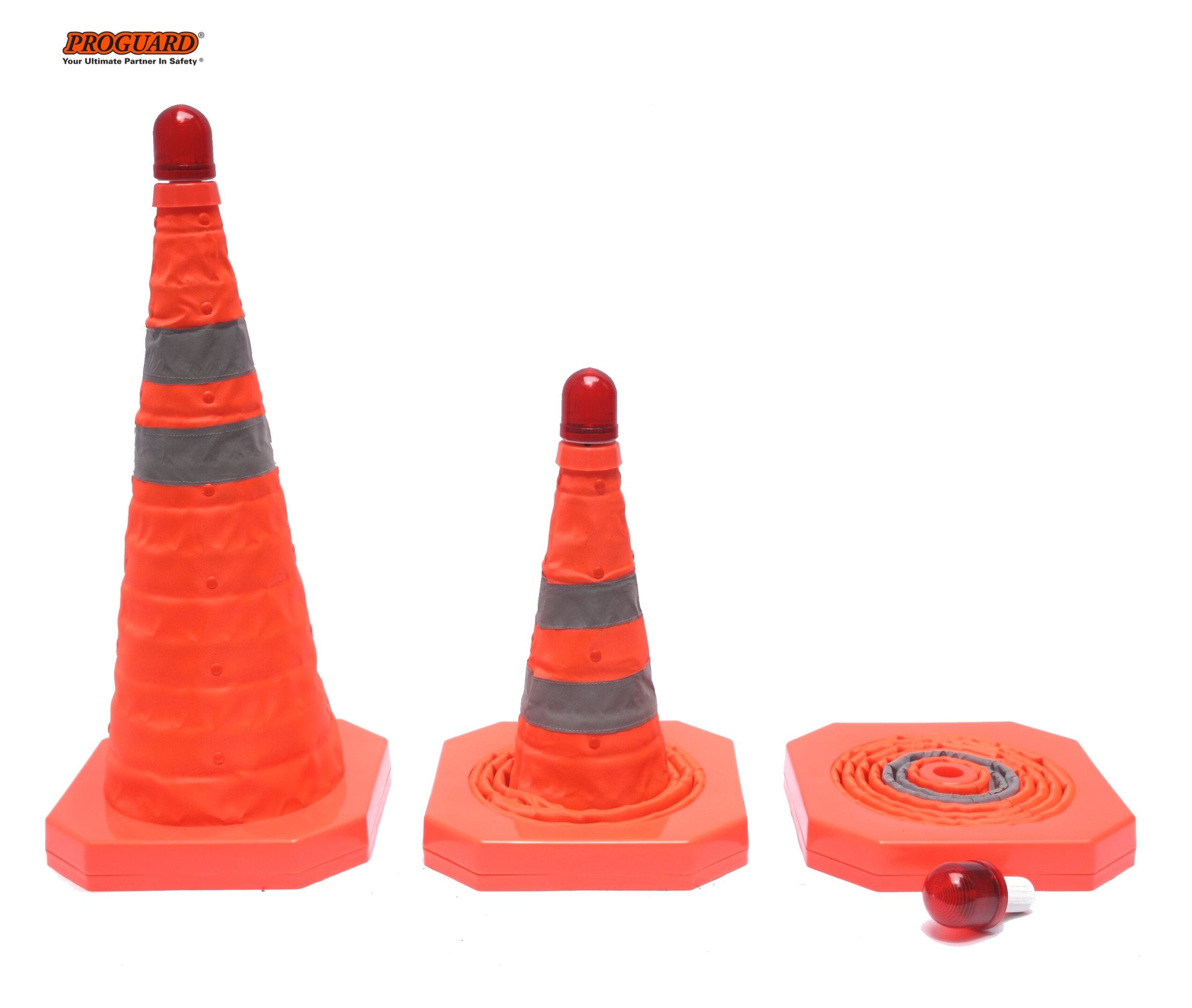 PROGUARD Retractable Safety Cones 24"/ 28" – Techno Tools & Equipment