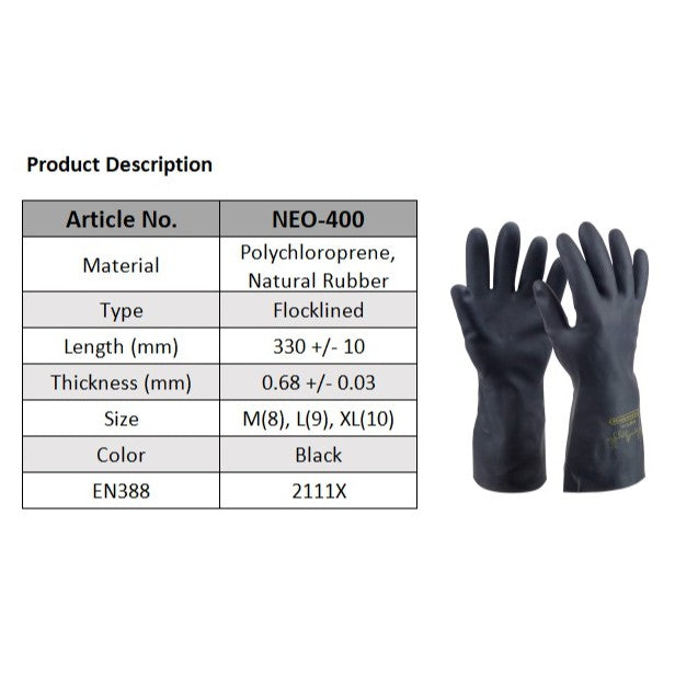 PROGUARD NEO-400 Neoprene Glove – Techno Tools & Equipment