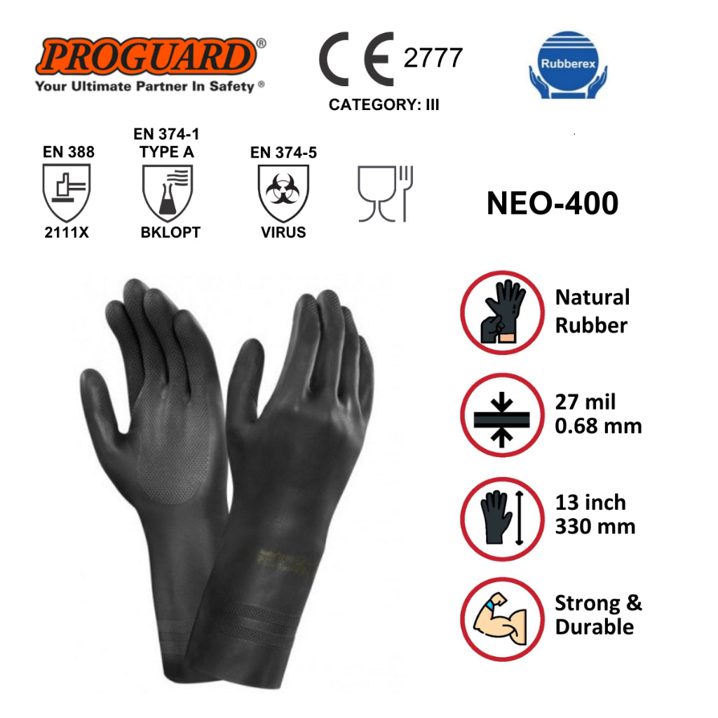 PROGUARD NEO-400 Neoprene Glove – Techno Tools & Equipment