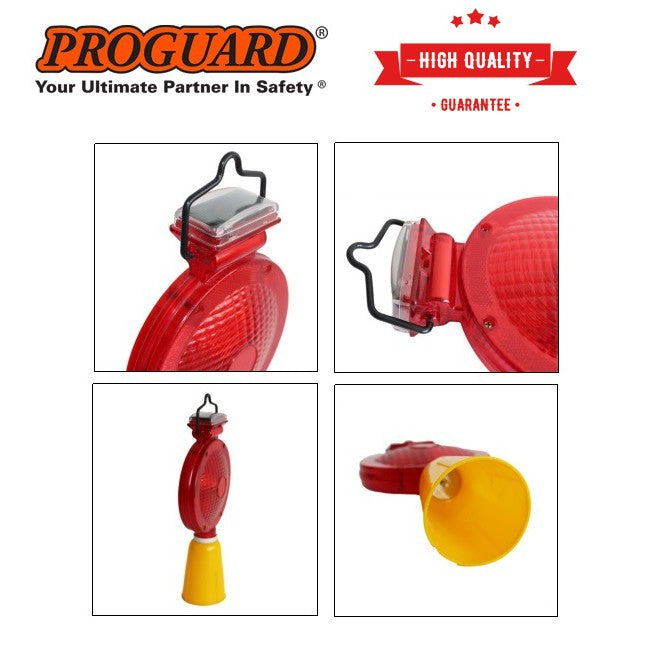 PROGUARD Solar Cone Hazard Warning Light – Techno Tools & Equipment