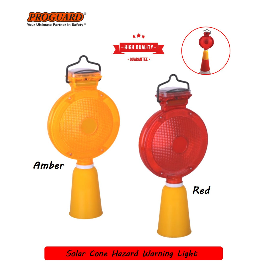 PROGUARD Solar Cone Hazard Warning Light – Techno Tools & Equipment