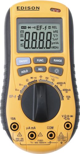 EDISON AUTO RANGE DIGITAL MULTIMETER EDI-516-3100K – Techno Tools ...