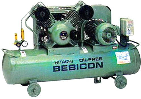 Hitachi Bebicon Air Compressor 5HP, 8Bar, 163kg 3.7OP-9.5G5A – Techno ...