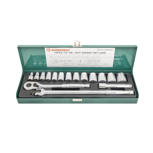 JONNESWAY 16PCS 1/2″ DR.SOCKET SET(SAE) S05H4916S – Techno Tools ...