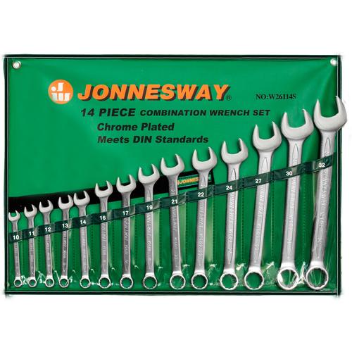 JONNESWAY 14 Pcs Combination Wrench Set(MM) W26114S – Techno Tools ...