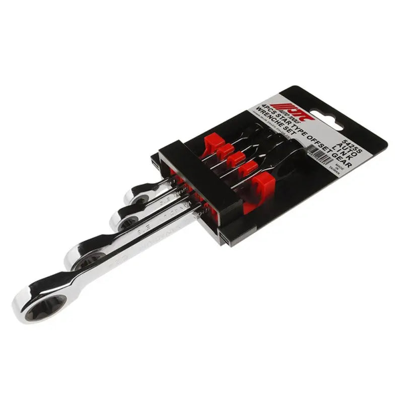 [JTC-5425S] 4 PCS STAR TYPE OFFSET GEAR WRENCH SET – Techno Tools ...