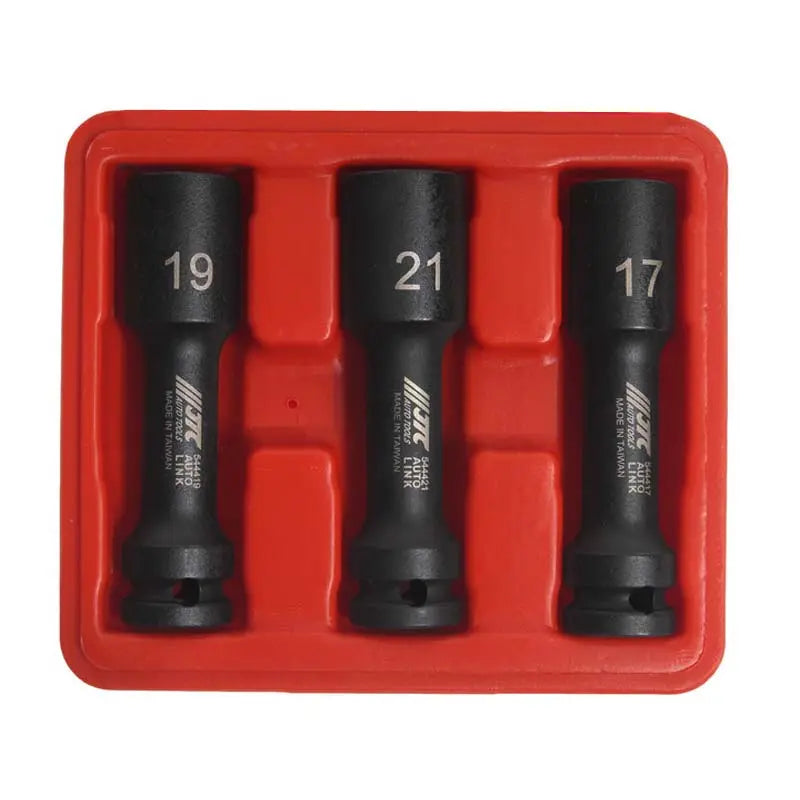 [JTC-5444] 3 PCS THIN WALL WHEEL SOCKET SET 100 mm – Techno Tools ...