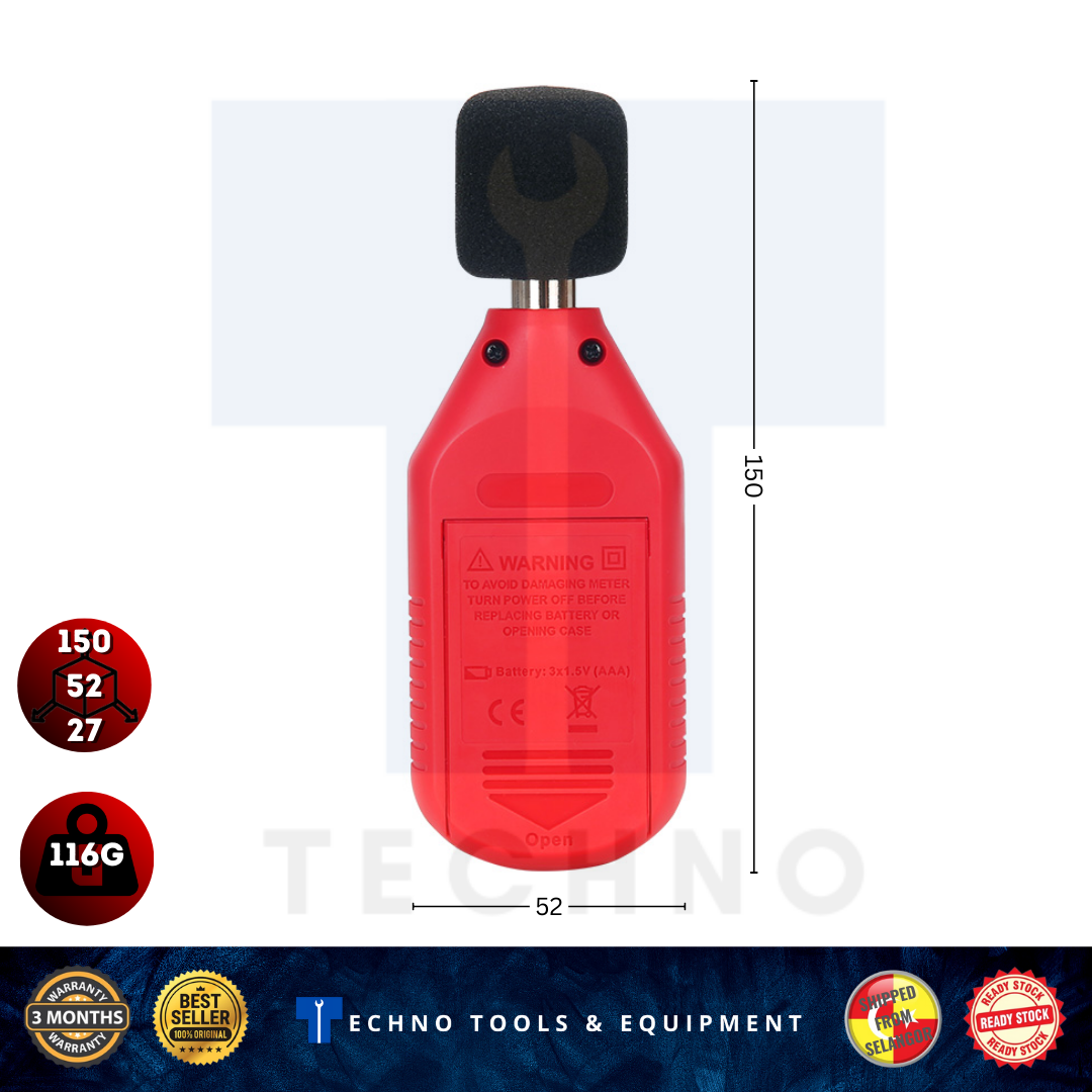 UNI-T UT353 Mini Sound Lever Meter – Techno Tools & Equipment