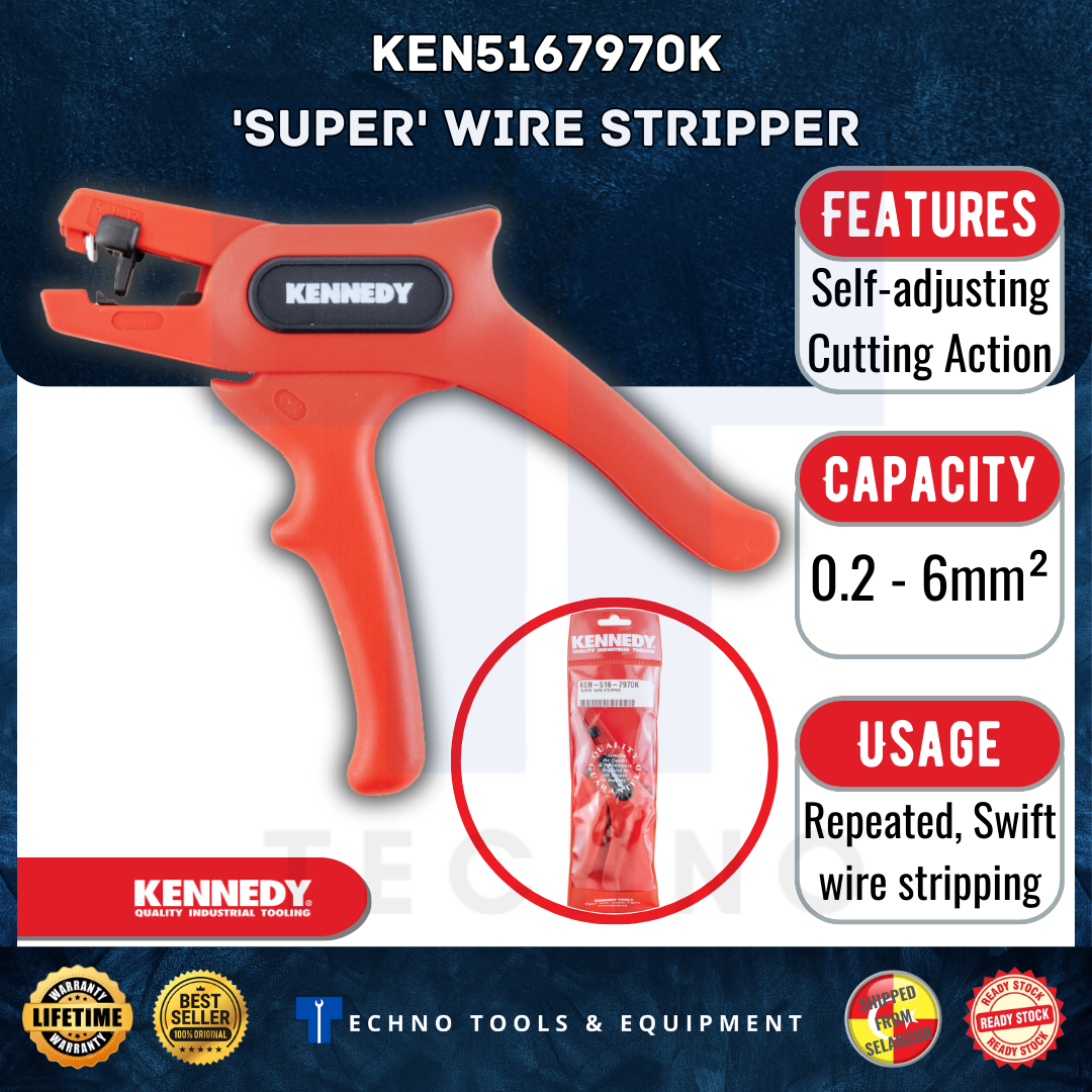 KENNEDY SUPER' WIRE STRIPPER KEN5167970K – Techno Tools & Equipment
