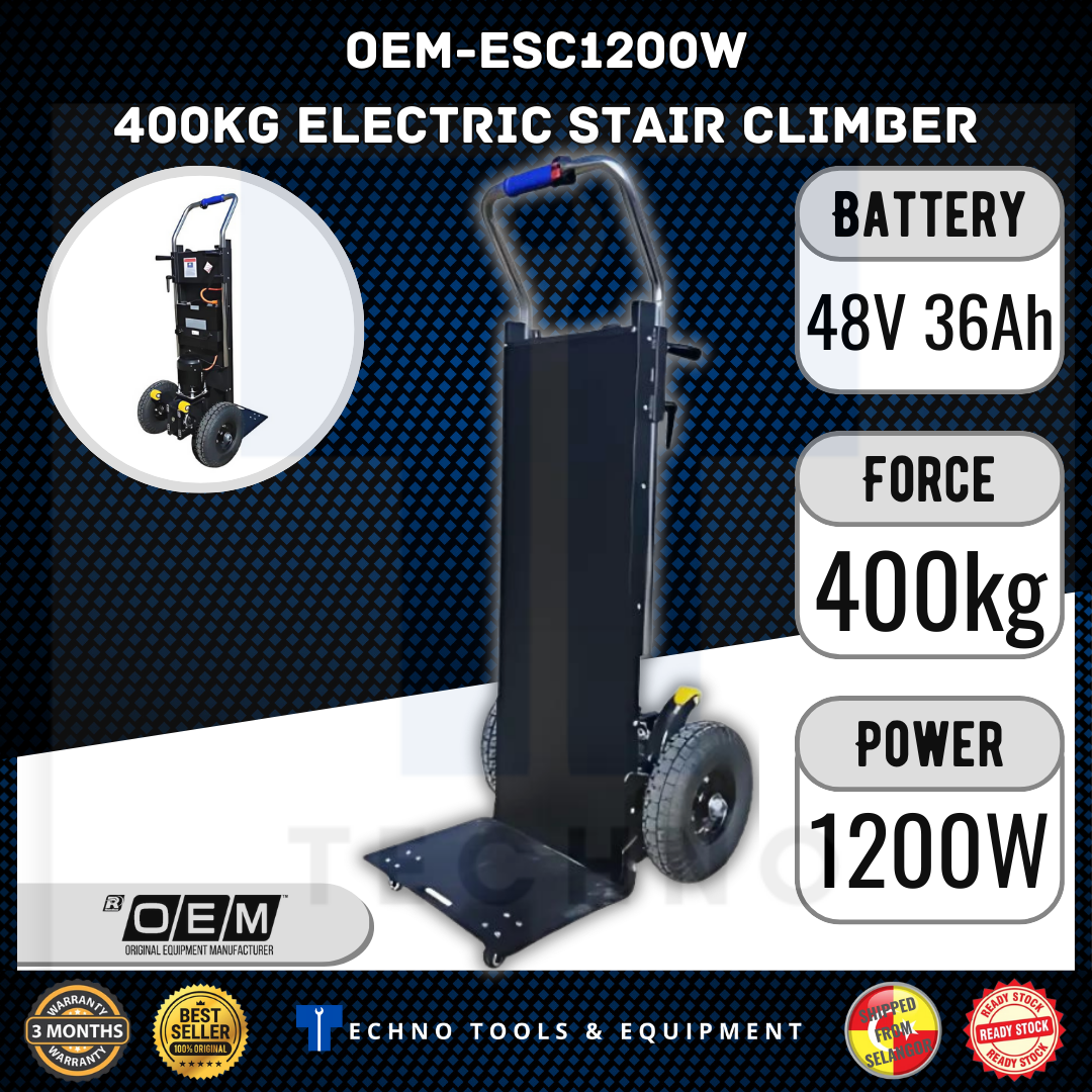 1200W 400KG Electric Stair Climbing Trolley – Techno Tools & Equipment