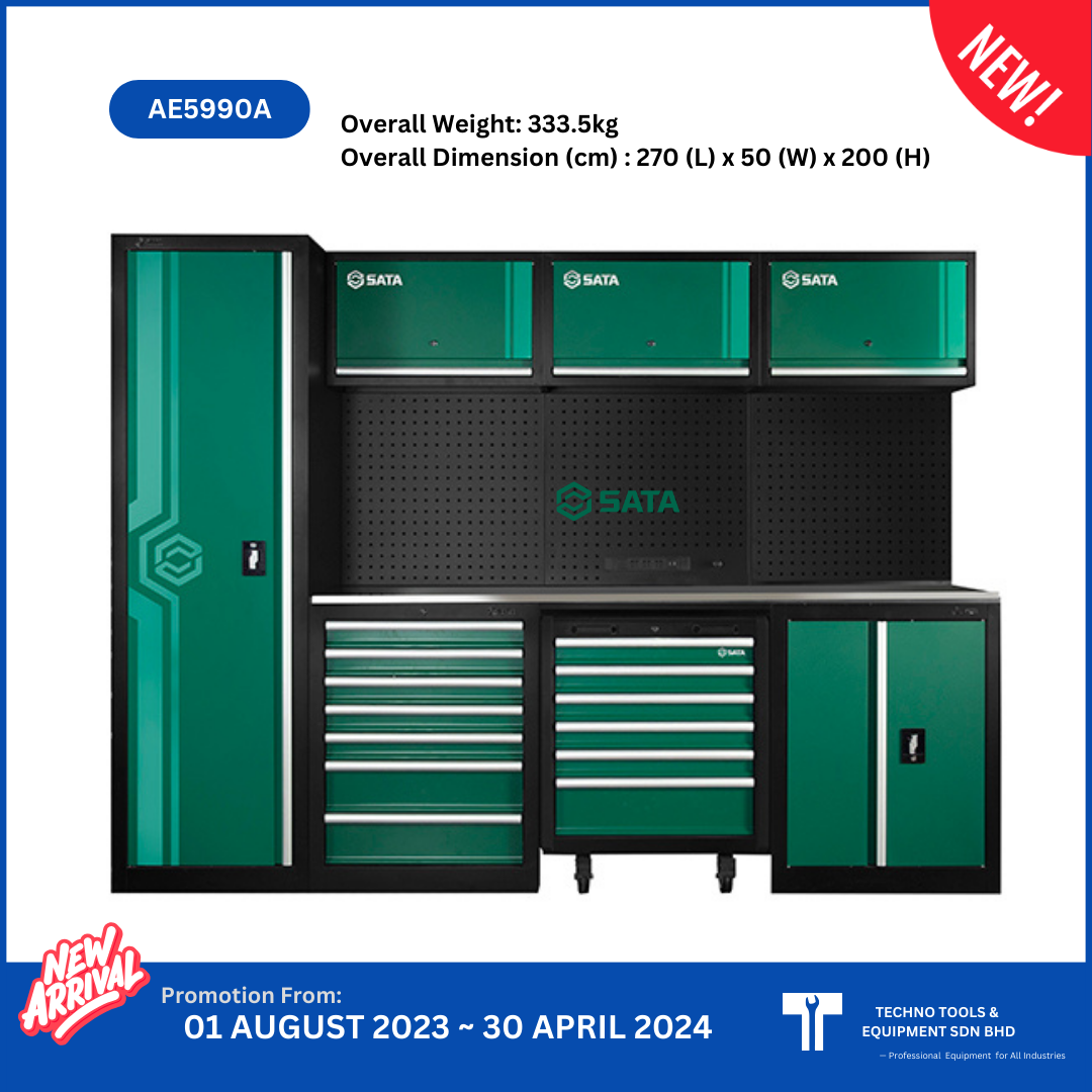 SATA 387 pcs, 8 Modular Workstation with Standard Tools Set (DAE5990MP ...