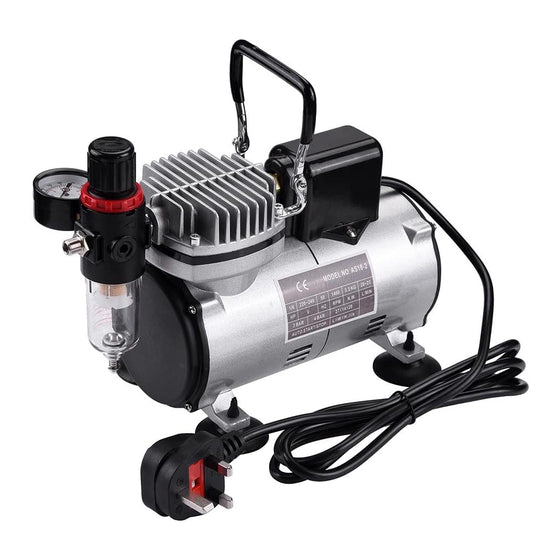 HAOSHENG AS18K Mini Air Compressor (Compressor Only, No Airbrush ...