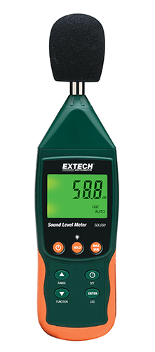 Extech SDL600 Data logging Sound Level Meter, 30dB to 130dB, 8kHz max ...