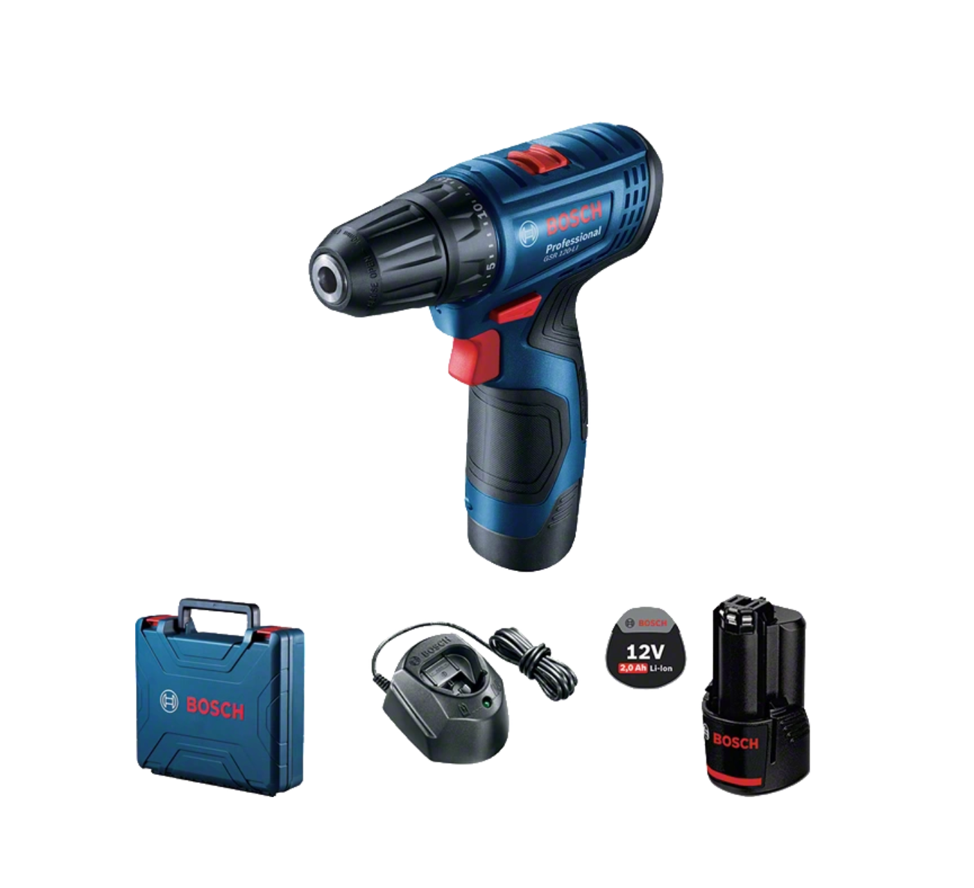 BOSCH GSR 120-LI PROFESSIONAL CORDLESS DRILL/DRIVER GEN2 – Techno Tools ...