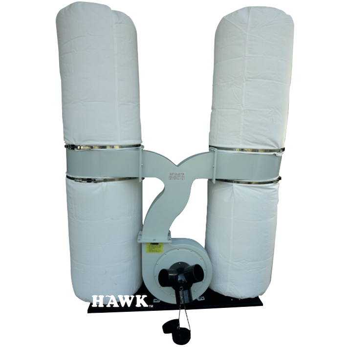 HAWK Dust Collector 2200W, 100mm, 65090L/min, 64kg FM300T – Techno ...