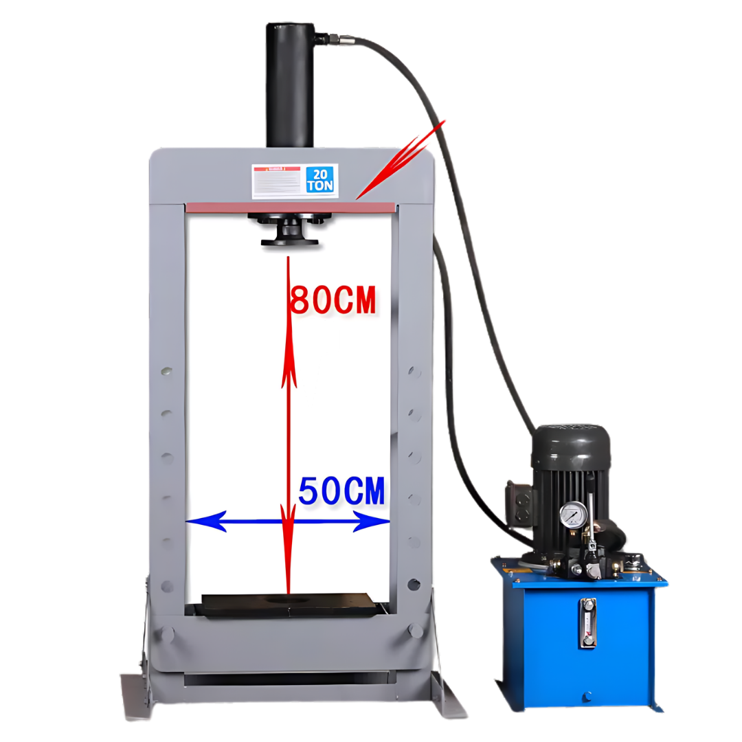 HP-20TE Heavy Duty Electric Hydraulic Press Machine 20Ton – Techno ...