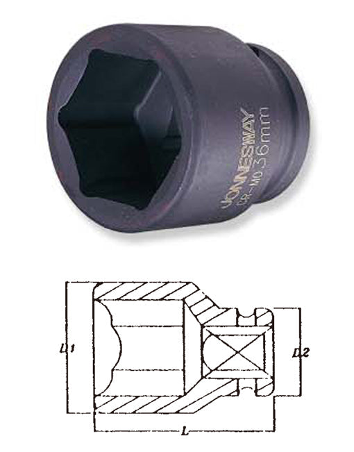 IMPACT SOCKET 1"DR -60MM – Techno Tools & Equipment