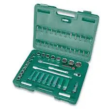JONNESWAY 1/2" DR.6 PT FLANK SOCKET & BIT SET(58 PCS)S04H458S – Techno ...
