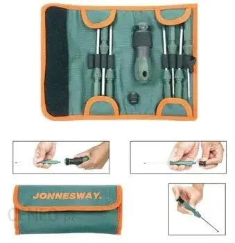 JONNESWAY DB0209S 9 PCS INTERCHANGEABLE SCREWDRIVER SET – Techno Tools ...