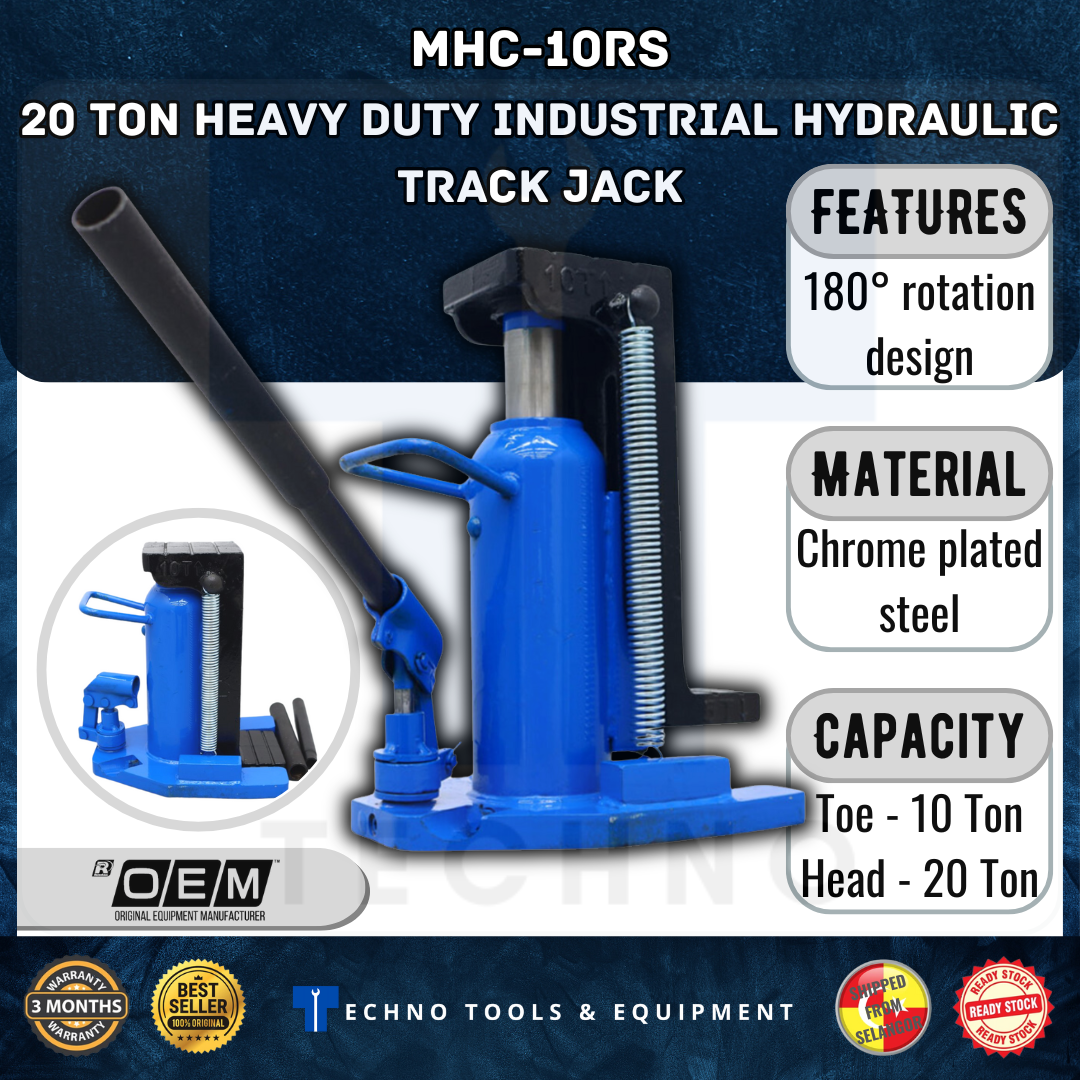20Ton Heavy Duty Industrial Hydraulic Track Jack / Toe Jack Lift | Hea ...