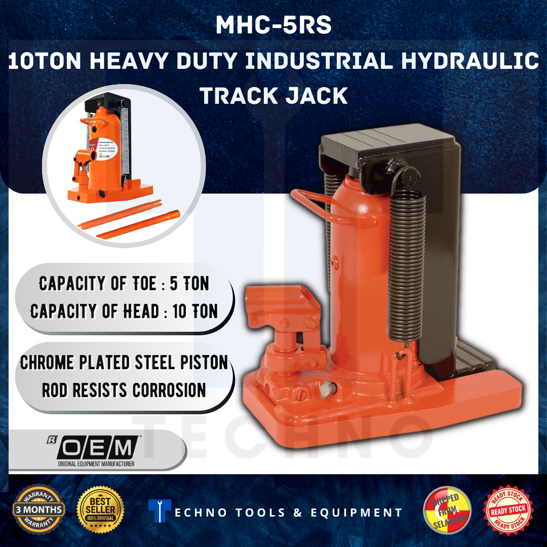 10Ton Heavy Duty Industrial Hydraulic Track Jack / Toe Jack Lift | Hea ...