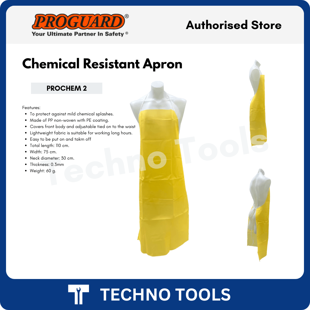 Proguard PROCHEM 2, Safety Apron, Chemical Resistant Apron – Techno ...