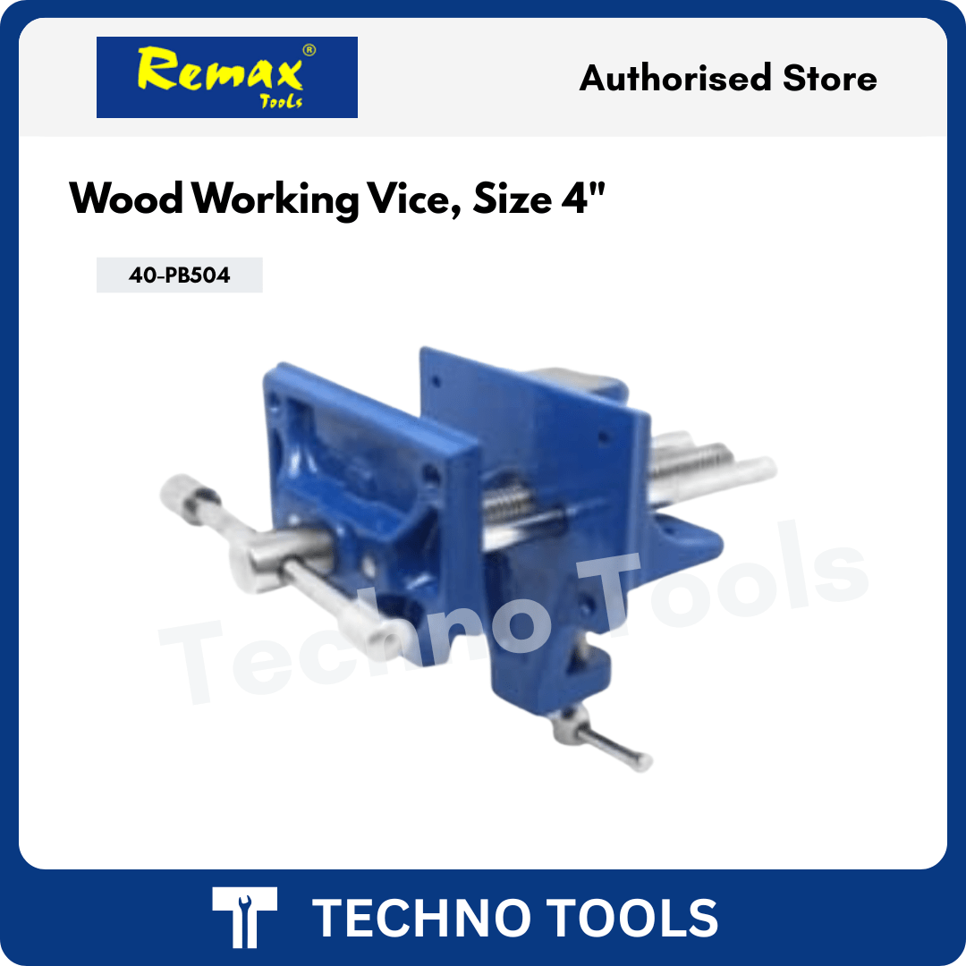 Remax 4" Wood Working Vice – Heavy-Duty Bench Vice for Carpentry ...