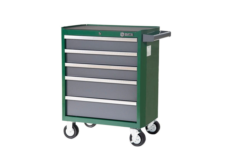 SATA 95121, 5 Drawer Tool Trolley, Roller Cabinet – Durable Storage ...