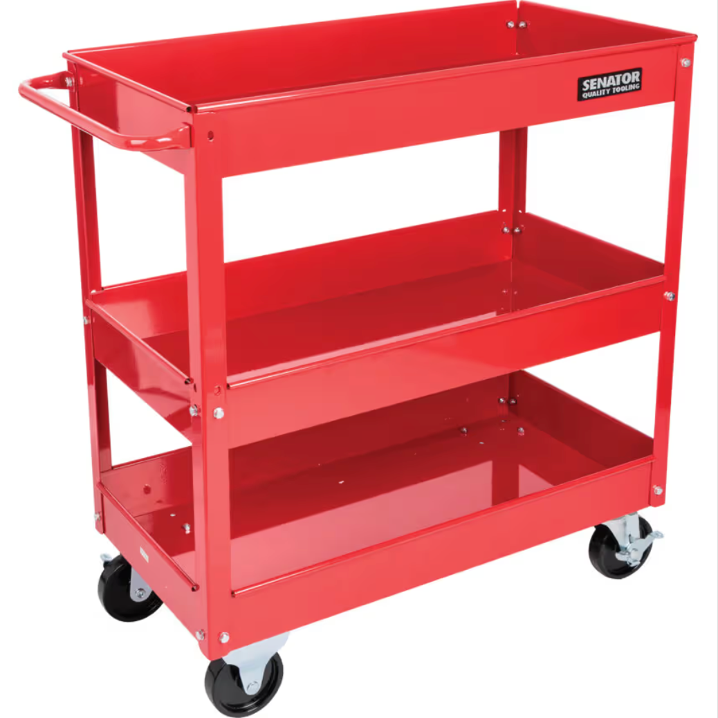 Senator 3 Layer Tool Tray Trolley – Steel, 136kg Capacity, SEN5944030K ...