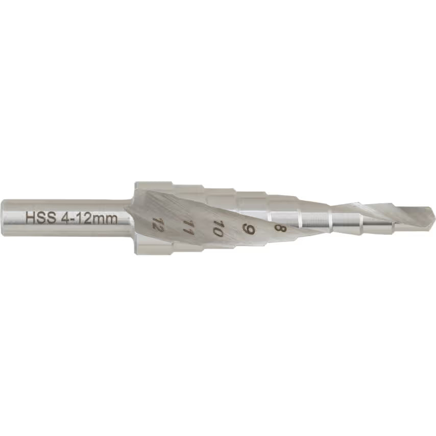 Sherwood 4-12mm 9-Step HSS Sheet Metal Step Drill – Techno Tools ...