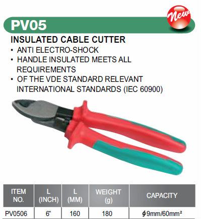 8" INSULATED CABLE CUTTER – Techno Tools & Equipment
