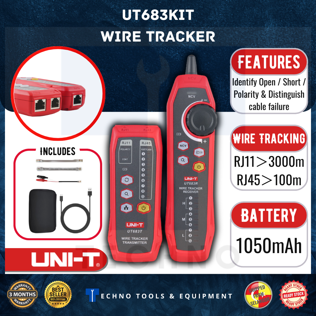 UNI-T UT683KIT Wire Tracker – Techno Tools & Equipment