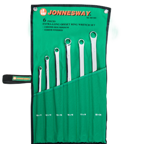 JONNESWAY 6PCS EXTRA-LONG DOUBLE RING WRENCH SET W61106S – Techno Tools ...