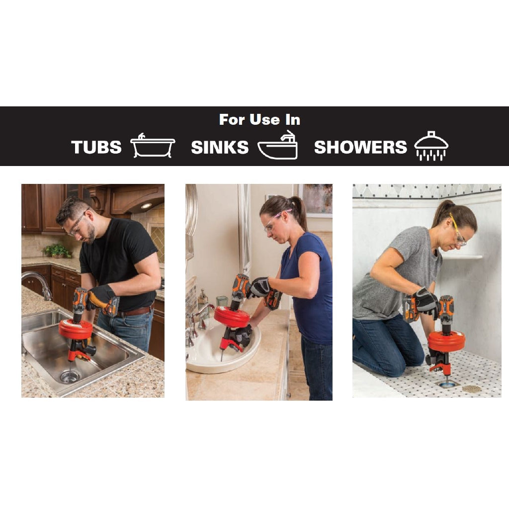 RIDGID 57043 Power-Spin+ with Autofeed Drain Cleaner (NEW & ORI RIDGID ...