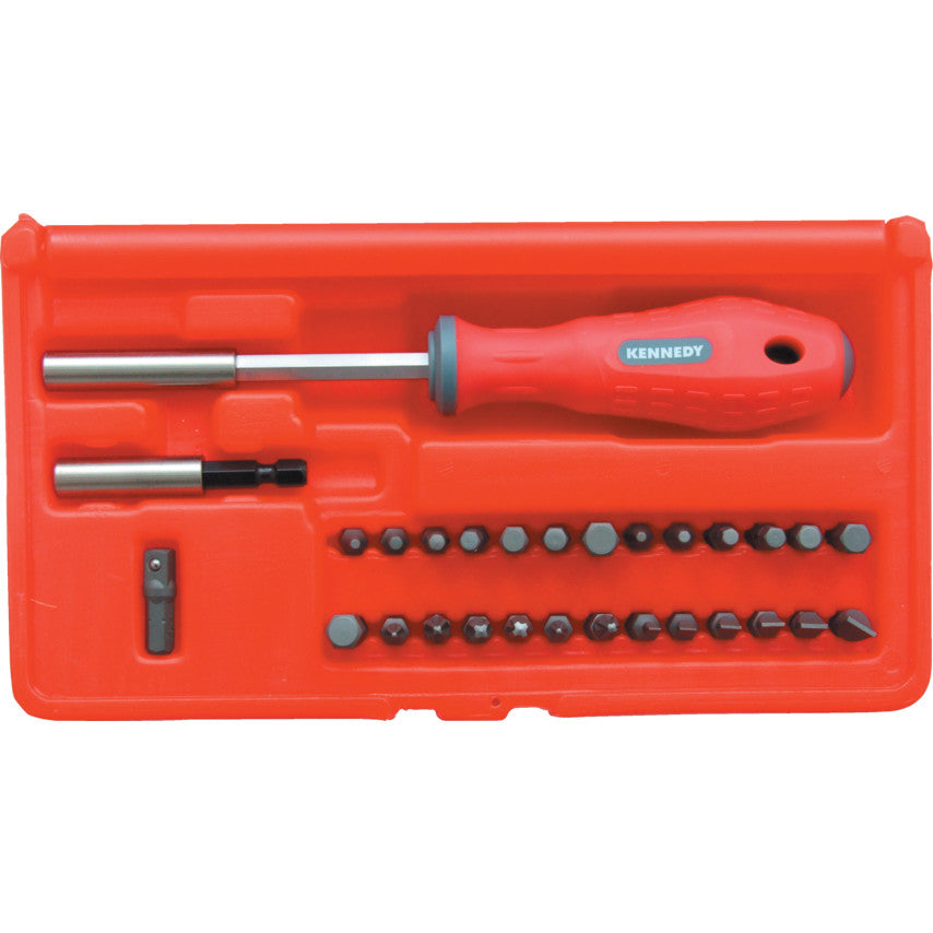 KENNEDY 29-PCE ENGINEERS SCREWDRIVER BIT SET KEN5736450K – Techno Tools ...