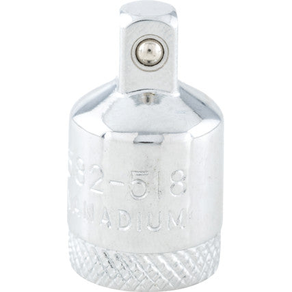 KENNEDY CHROME SQUARE DR 3/8" FEMALE x 1/4"MALE SQUARE DR ADAPTOR (KEN ...