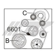TIMING BELT TOOL KIT-for NISSAN HYBRID JTC-6601 – Techno Tools & Equipment