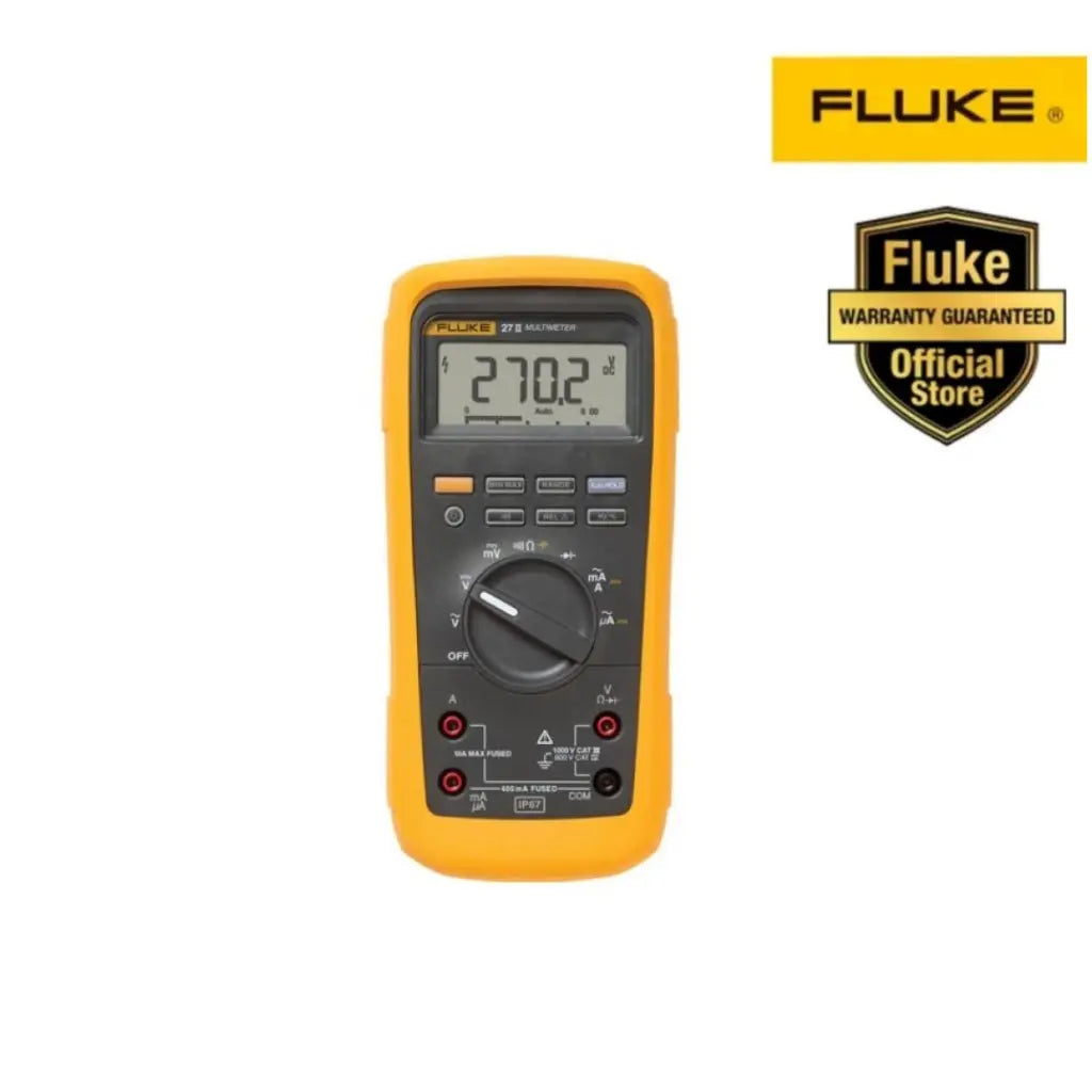 Fluke 27 II Multimeter | Rugged True-RMS Digital Tester – Techno Tools ...