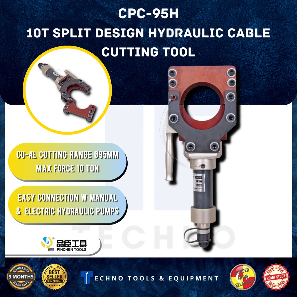CPC-50H - 100H / 7-12Ton Split Design Hydraulic Cable Cutting Tool for ...