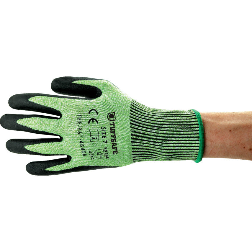 TUFFSAFE TFF9614842D NITRILE FOAM GLOVES SIZE 9 – Techno Tools & Equipment